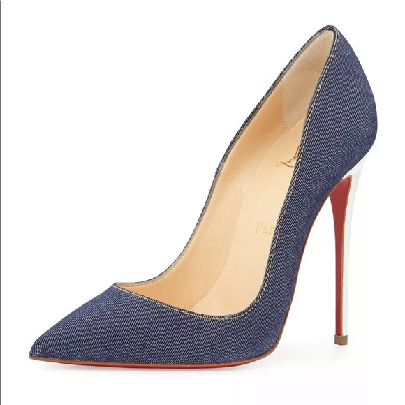 Christian Louboutin | Shoes | Louboutin So Kate Denim 6 Excellent ...
